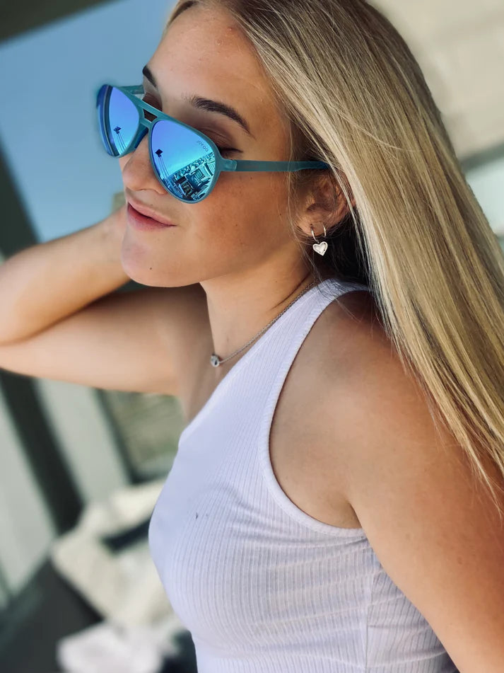 Chic Aviator Sunglasses · Sky Blue JF119 – JEFOO